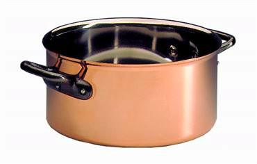 Bourgeat 367020 Matfer Bourgeat Copper Casserole Without Lid 7 7/8\\"
