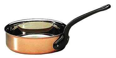 Bourgeat 372016 Matfer Bourgeat Copper Saute Pan Without Lid 6 1/4\\"