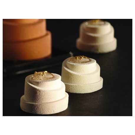 Pavoni PX044 Pavoflex Professional Silicone Mold Round Mini Oval wi...