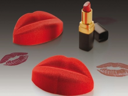 Pavoni PX054 Pavoflex Professional Silicone Mold Lips - 20 Cavity