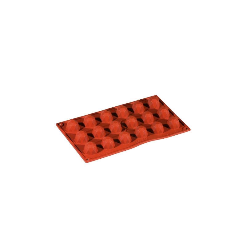 Pavoni FR033 Formaflex Silicone Mold - Mini Diamants-18 Cavity