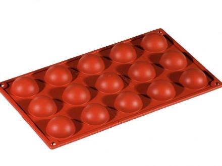 Pavoni FR003 Formaflex Silicone Mold - Hemisphere Half Sphere Silic...