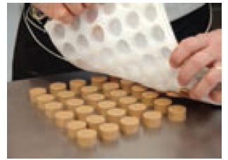 Pavoni LS01 Pavoni Chocoflex Ganache Mold Round - LS01