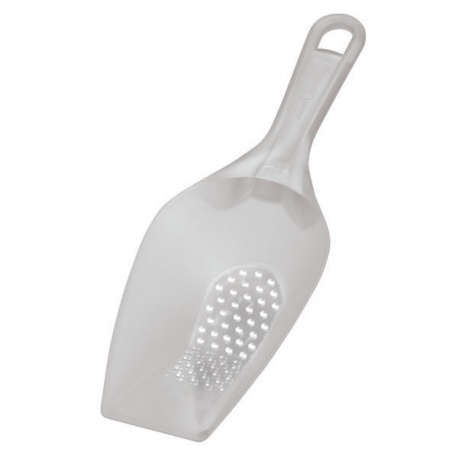 Paderno 14958-01 Polycarbonate Perforated Ingredients Scoop - 8 1/2...