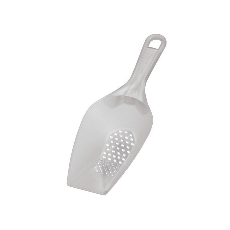 Paderno 14958-01 Polycarbonate Perforated Ingredients Scoop - 8 1/2...