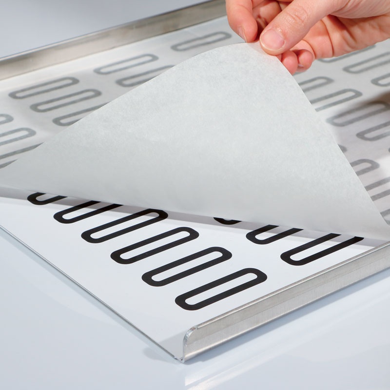 Martellato 51EC6018 Plastic Mini Eclairs Template - 59x39 60x18mm