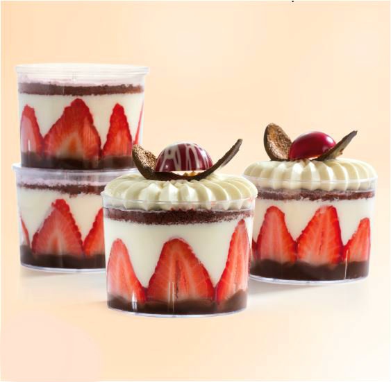 Martellato PMOT005 Low Cylinder Clear Verrines Cups - Ø78 h 57 mm