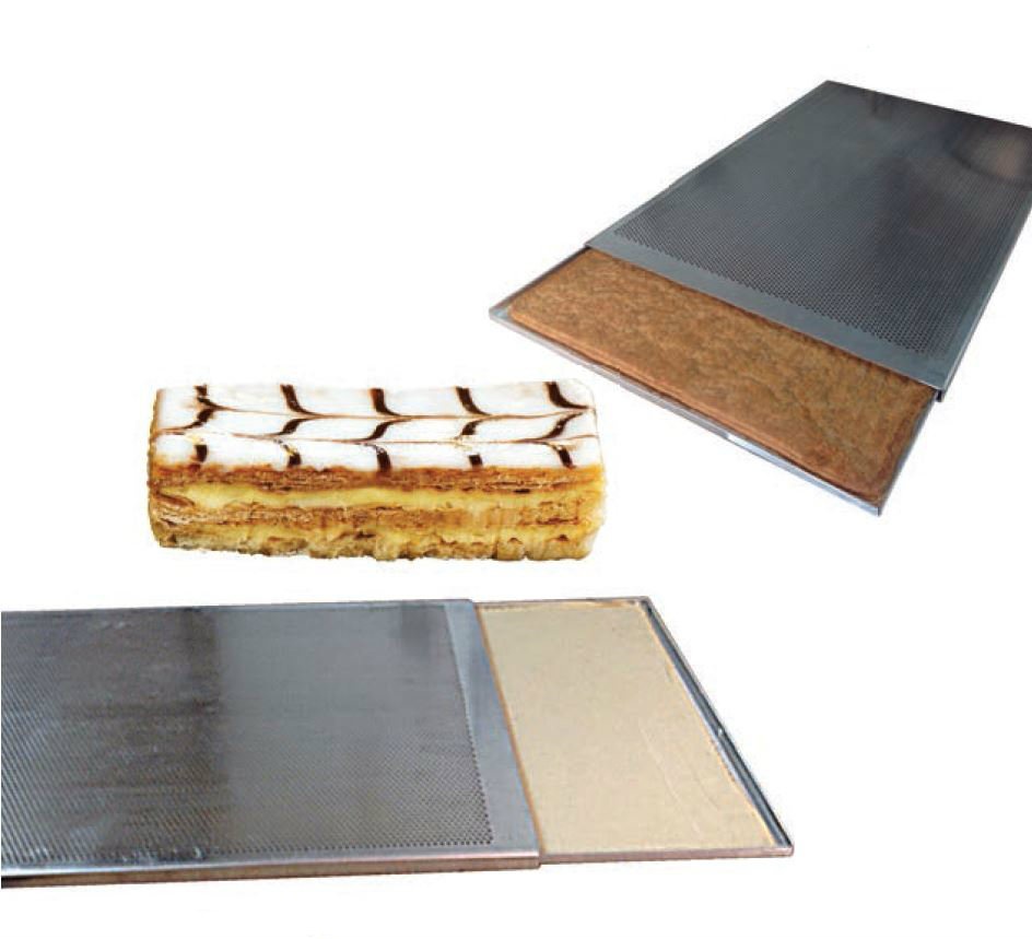 Pastry Chef's Boutique 11595 Double Sliding Perforated Aluminium Ba...