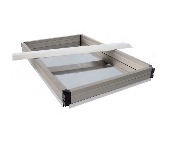 Pastry Chef's Boutique 6408 Stainless Steel Ruler for Stacking frames