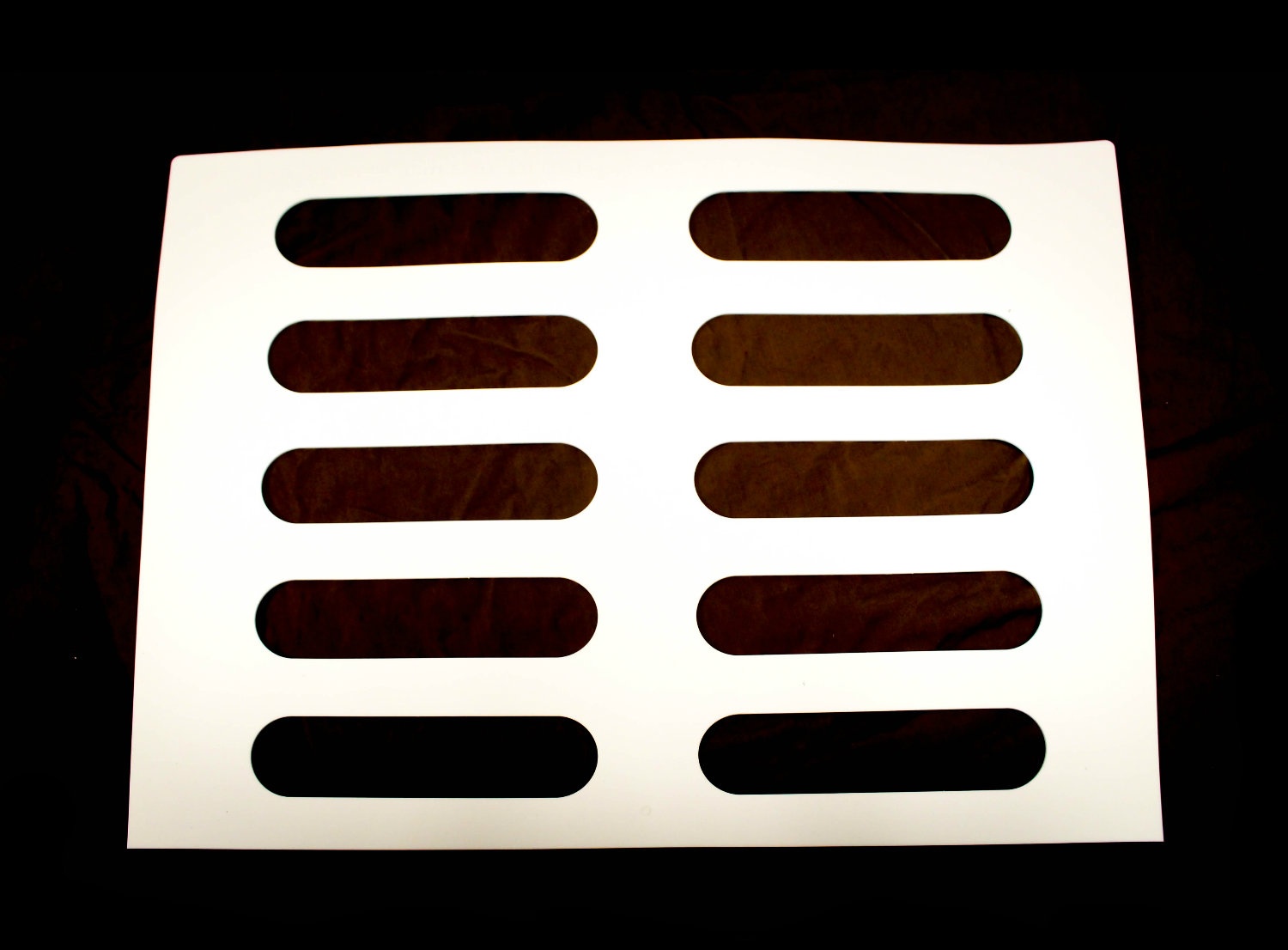 Pastry Chef's Boutique CHABLON1 Oval Éclair Rubber Chocolate Chablo...