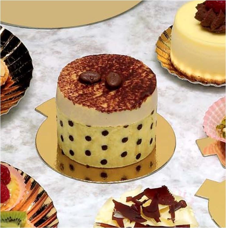 Pastry Chef's Boutique 15556 Round Monoportion Double Sided Gold
