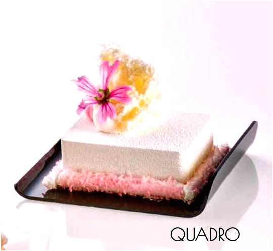 Martellato PL00201 White Square Plastic Monoportion Tray 8 x 8 cm