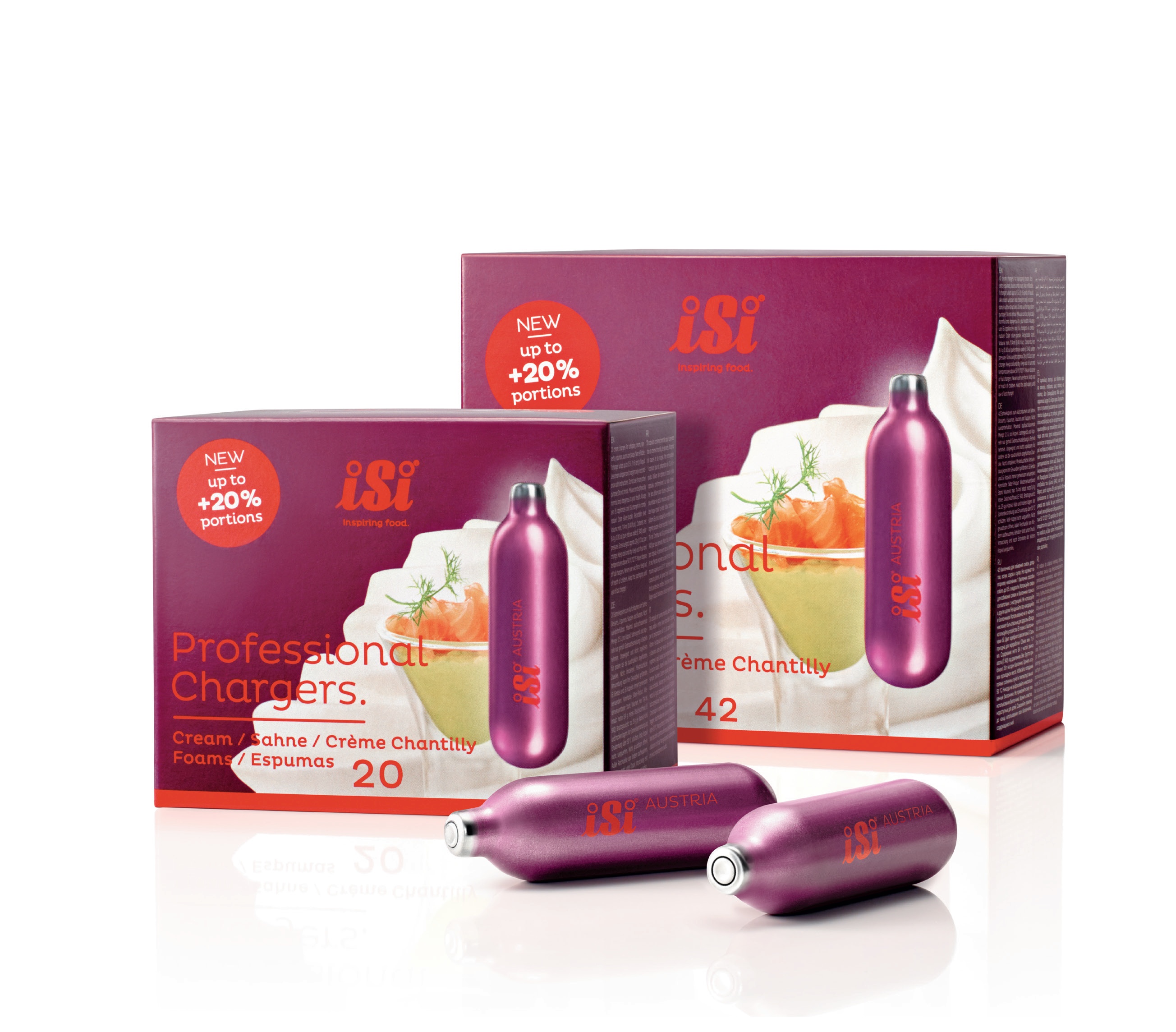 iSi North America 742 iSi Professional Chargers - Pack of 42