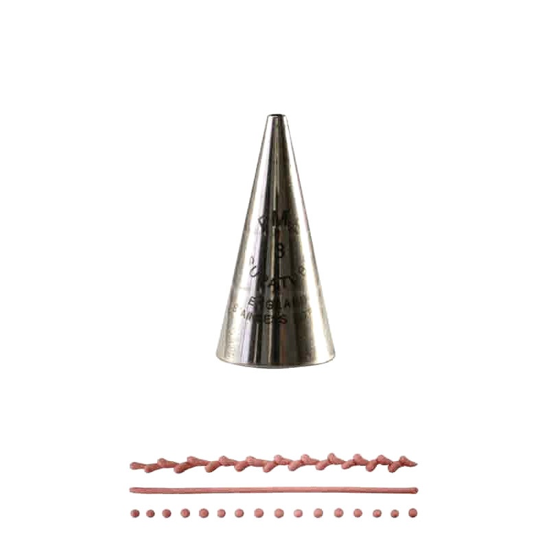 PME XST3 Stainless Steel High Definition Pastry Writing Tip - XST3 ...