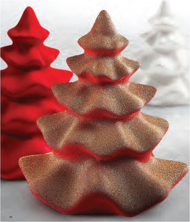 Pavoni KT164 Pavoni Thermoformed Mold - TUTU - Christmas Trees Ø 17...