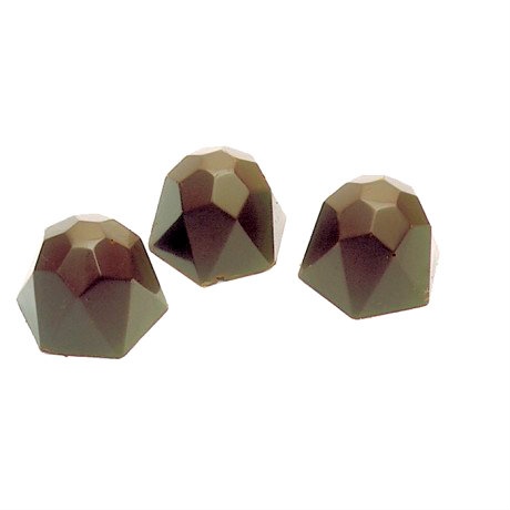 Cabrellon 173B Polycarbonate Chocolate Mold Diamond - Ø30 x 20 mm