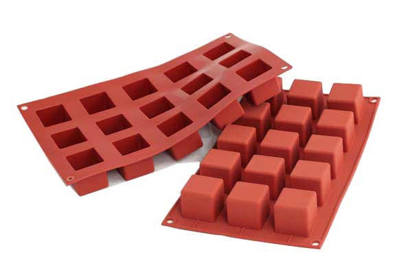 Silikomart SF105 Silikomart Silicone Molds - Mini Cubes - 35 x 35 x...