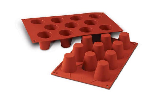 Silikomart SF020 Silikomart Silicone Molds - Medium Babas - Ø45mm