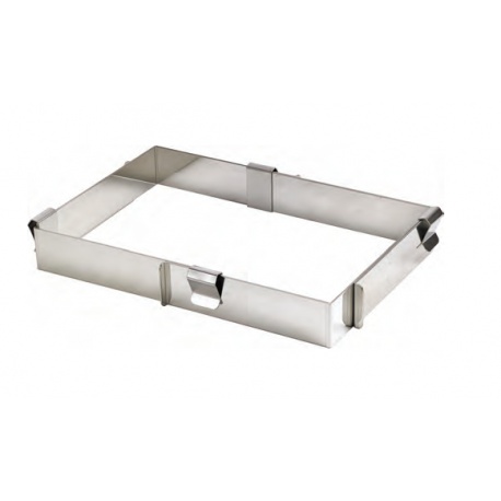 Pastry Chef's Boutique 7276 Rectangle Extensible Pastry Cake Frame ...