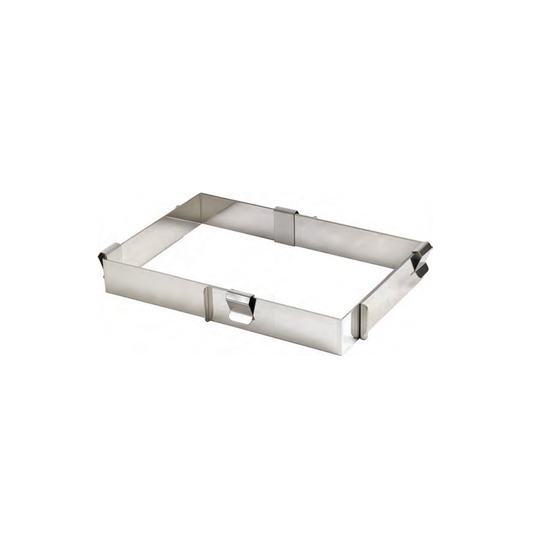Pastry Chef's Boutique 7276 Rectangle Extensible Pastry Cake Frame ...