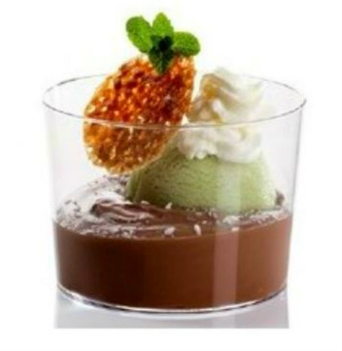 Pastry Chef's Boutique GC18251 Large Bodega Plastic Cup 4oz - Clear...