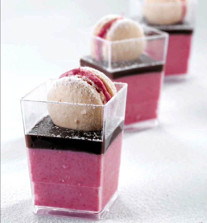 Martellato PMOCU002 Clear Straight Square Plastic Mini Verrine Cups...