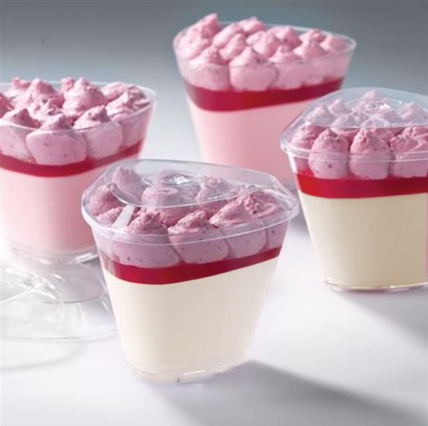 Martellato PMO07.00 Disposable Triangular Dessert Cups - 4.1 oz.