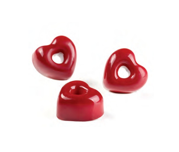 Pavoni PC55 Pavoni Polycarbonate Chocolate Mold - ICONIC HEART Ring...