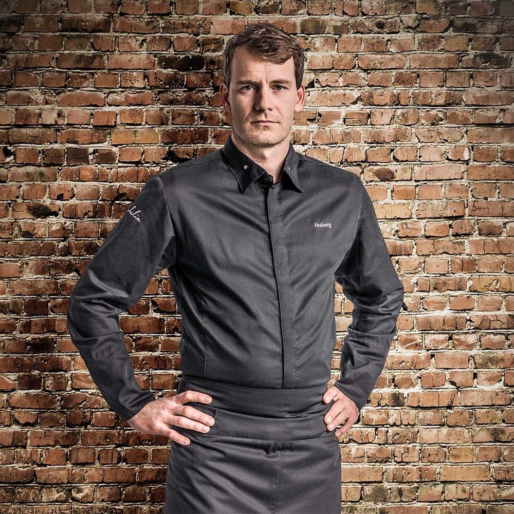 Clement Design CDM-MIBW Men's MILANO Chef's Jacket - Long Sleeve (B...