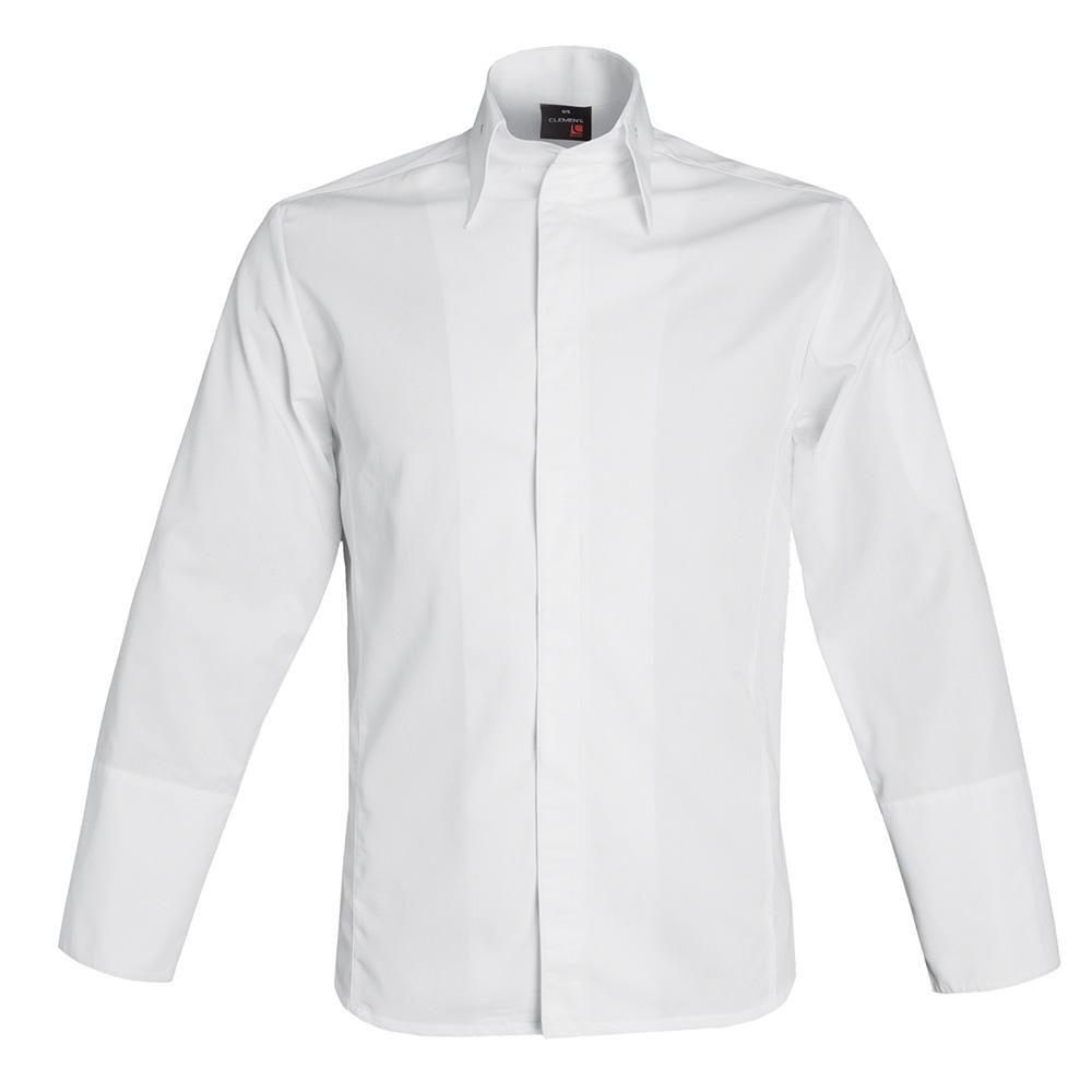 Clement Design CDM-MIBW Men's MILANO Chef's Jacket - Long Sleeve (B...