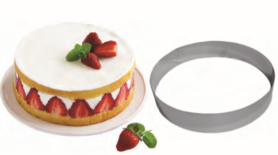 Pastry Chef's Boutique 06786 Stainless Steel Mousse Entremet Ring