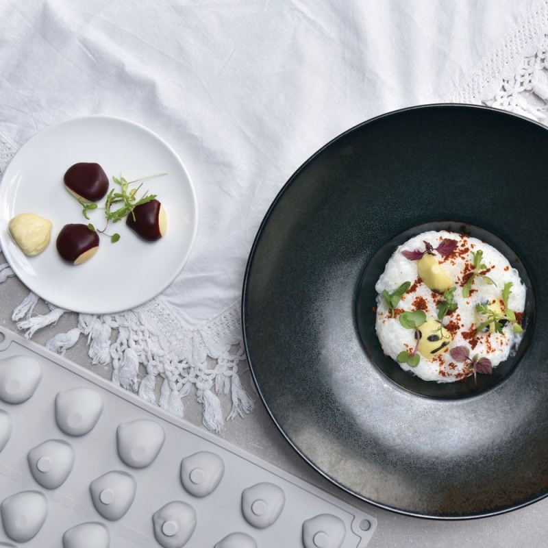 Pavoni GG011 Pavoni CHESTNUT Decoration Silicone Mold - 31 x 27 x 1...