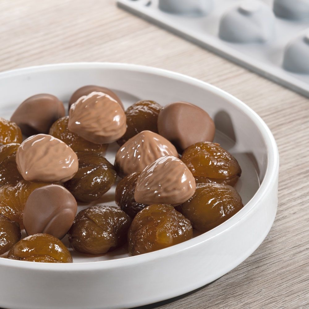 Pavoni GG011 Pavoni CHESTNUT Decoration Silicone Mold - 31 x 27 x 1...