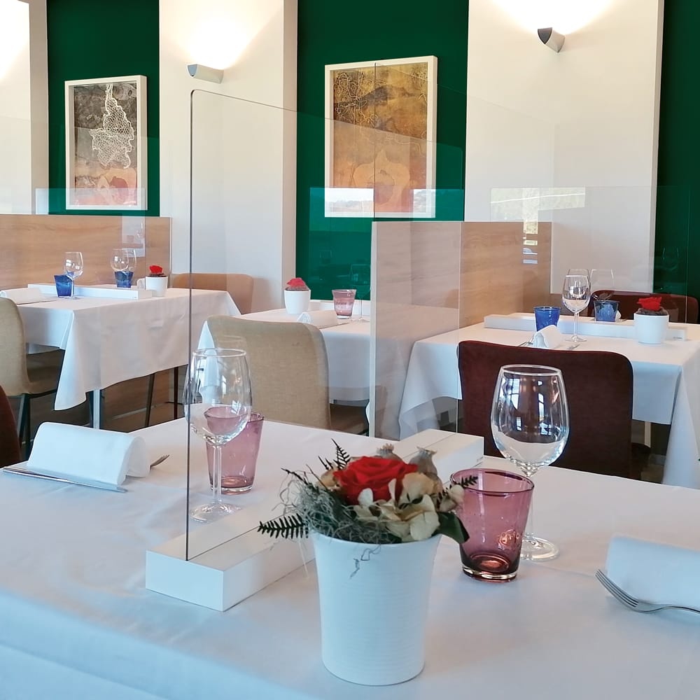 CPPP105 Counter Plexiglass Protection Barrier 100 x 50 cm - 39.3''