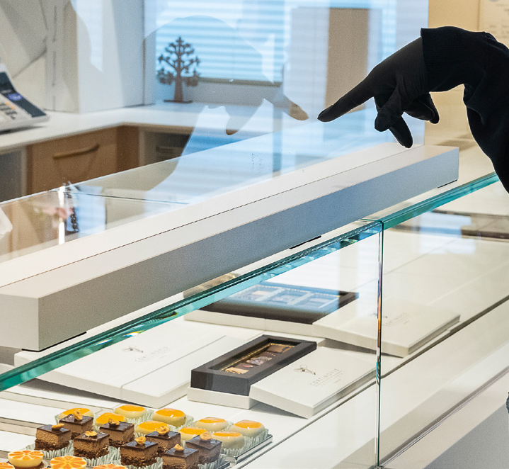 CPPP155 Counter Plexiglass Protection Barrier 150 x 50 cm - 59.3''