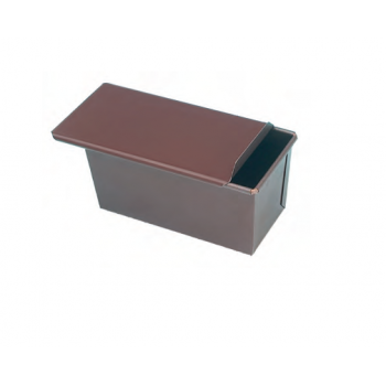 Pastry Chef's Boutique 10072 Non-Stick Steel Bread Mold With Lid 10...