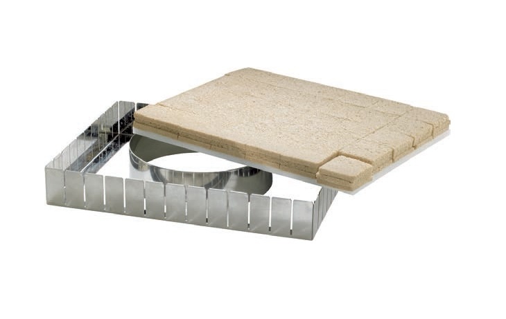 Pastry Chef's Boutique 36088 Full Size Stainless Steel Cutting Fram...