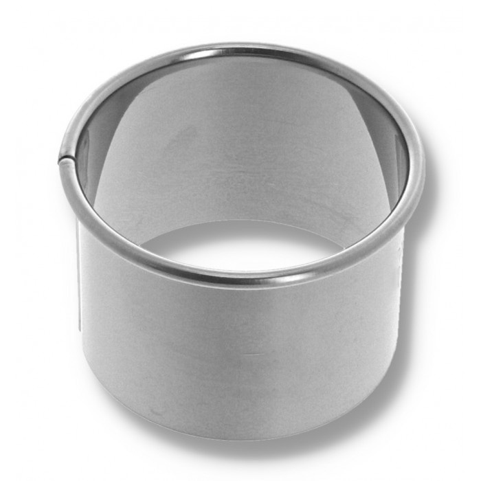 CHB510 Stainless Steel Heavy Duty High Round Pastry Cutter - Ø 10 c...