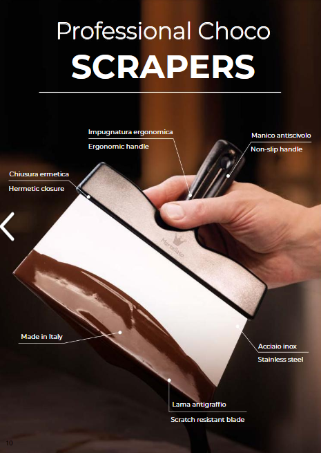 Martellato 50RAS6 Martellato Large Chocolate Scraper - 180x200mm