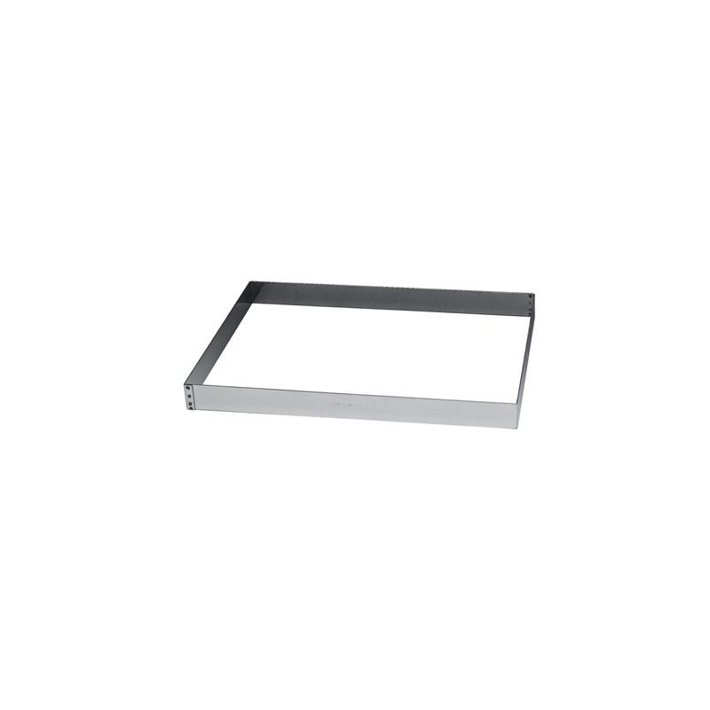 Pastry Chef's Boutique RETH5 Stainless Steel Rectangular Pastry Fra...