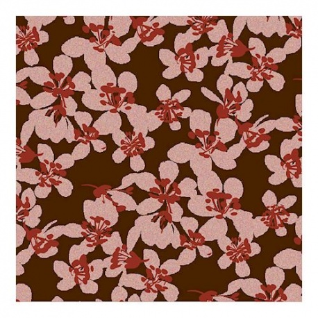 L012575 Chocolate Transfer Sheets - Red Flowers - Pack of 20 Sheets...