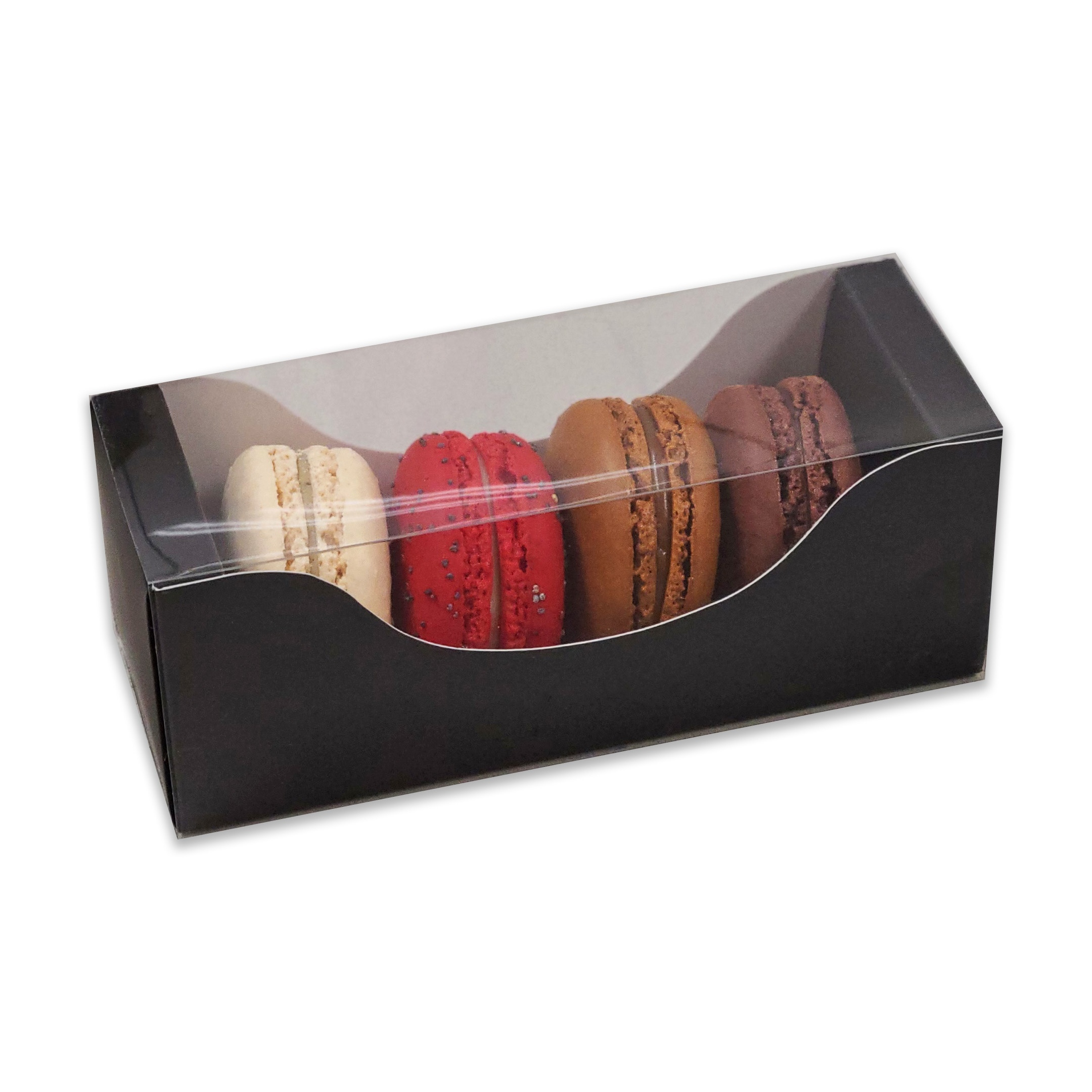 Pastry Chef's Boutique BIM4BK Deluxe Bi Frame Macaron Cardboard wit...