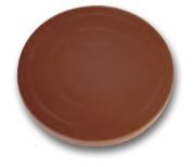 Cabrellon 1567 Polycarbonate Flat Round Base Chocolate Mold - 156 x...