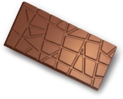 Cabrellon 17101 Polycarbonate Abstract Geometric Lines Chocolate Ba...