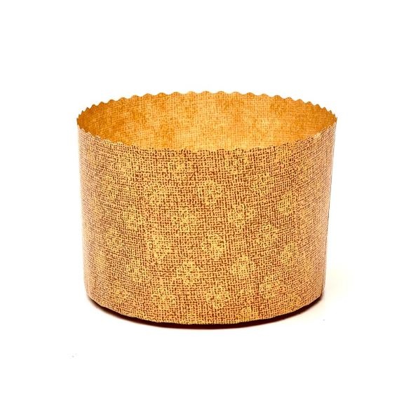 Novacart P134 Round Panettone High Baking Cups - 134 x 95 mm - 500 ...