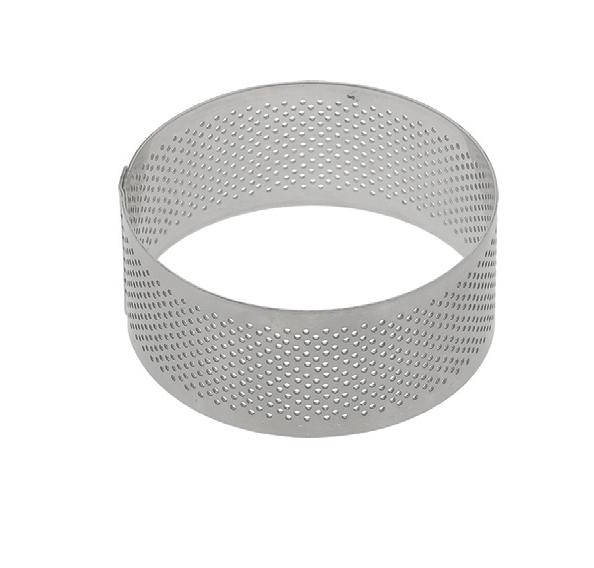 Pastry Chef's Boutique 06569 Stainless Steel Perforated Circle Tart...