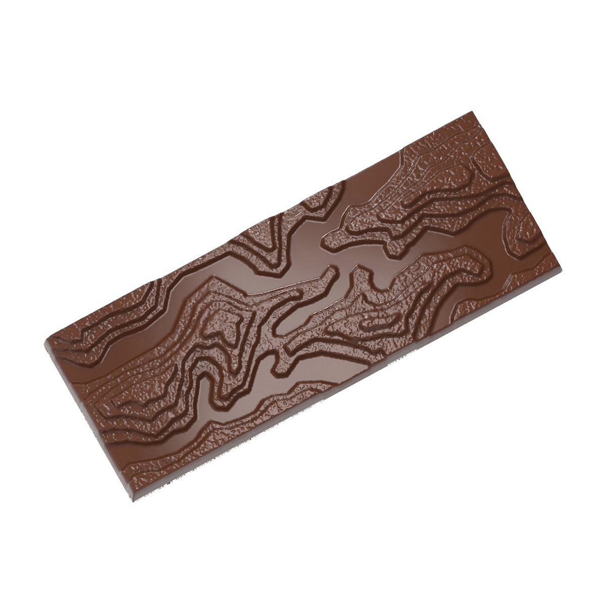 Chocolate World CW2460 Polycarbonate Topographic Earth Chocolate Ta...