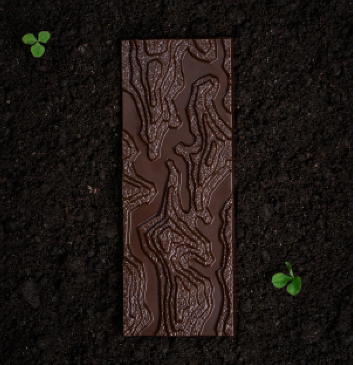 Chocolate World CW2460 Polycarbonate Topographic Earth Chocolate Ta...