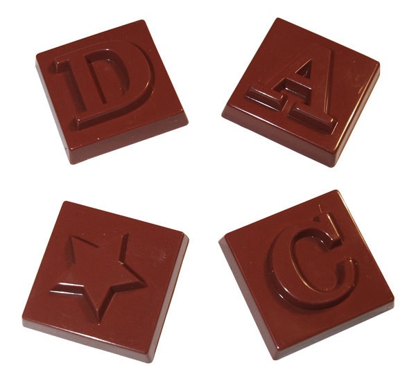 Cabrellon 15138 Polycarbonate Complete Alphabet Chocolate Mold - 26...