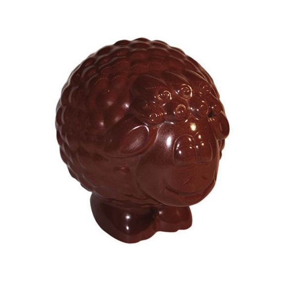 Cabrellon 15308 Polycarbonate Large Sheep Chocolate Mold - 97.7 x 8...